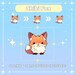 Pngtuber Fox , Stream Pet / Cute Chibi Red Fox / Cozy Fox , Stream on ...