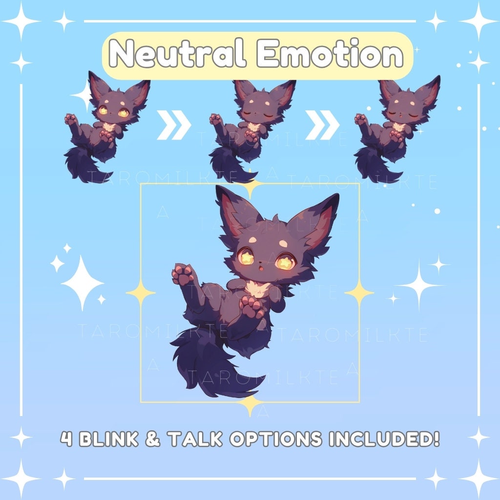 Pngtuber Fox , Stream Pet Kawaii Chibi Fox / Anime Fox Pup , Stream on ...