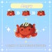 Pngtuber Food / Cozy Chibi Octopus for Streaming / Twitch / Make ...