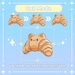 Pngtuber Food / Cozy Chibi Croissant Cat for Streaming / Twitch / Make ...