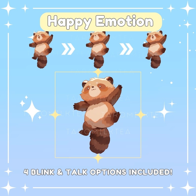 Pngtuber Tanuki , Stream Pet / Kawaii Tanuki / Racoon Dog , Stream on ...