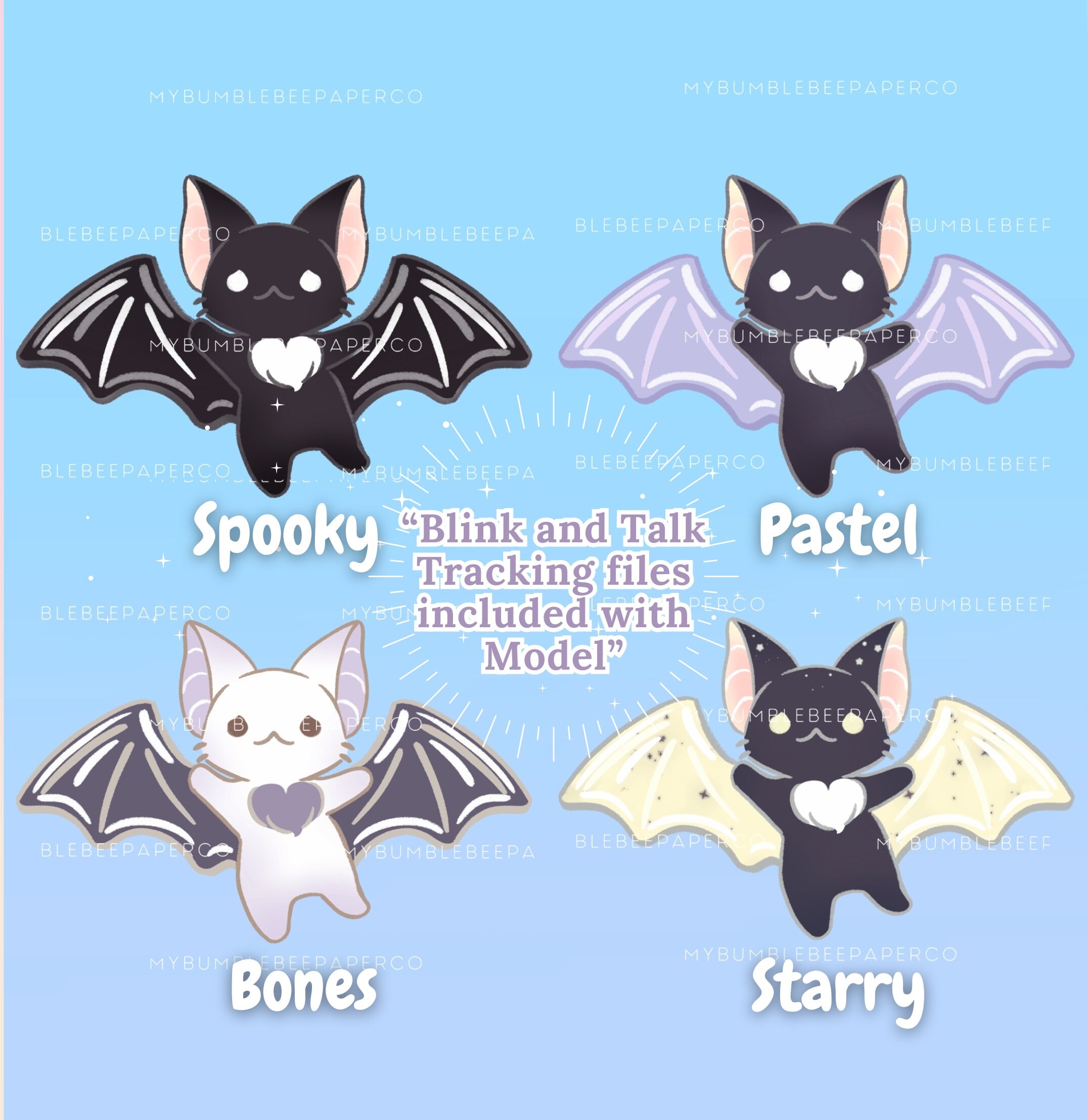 Pngtuber Bat / Spooky Bat / Chibi Cozy Bat / Streaming on Twitch Tiktok ...
