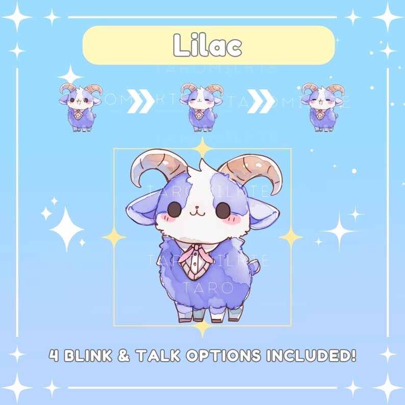 Pngtuber Sheep , Cottage Core , Stream Pet / Cute Chibi Lamb / Stream ...