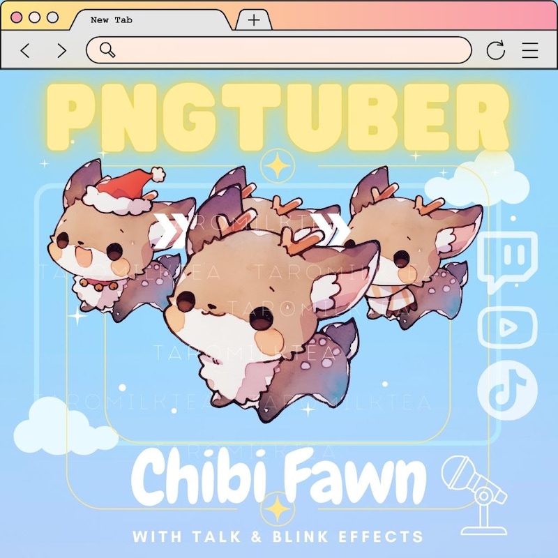 Deer Vtuber Model - Etsy