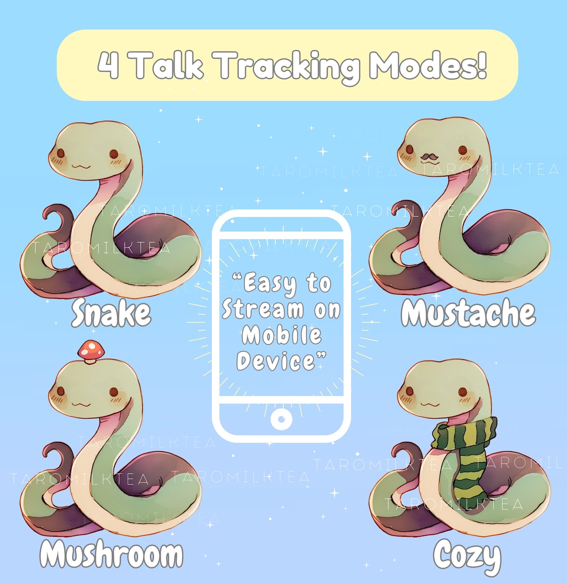 Pngtuber Snake , Stream Pet / Cute Chibi Snake / Serpent , Stream on ...