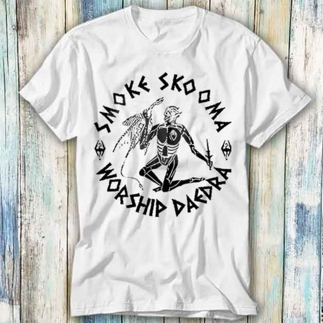 Smoke Skooma Worship Daedra Gamer Video Games Computer E-sports T Shirt ...