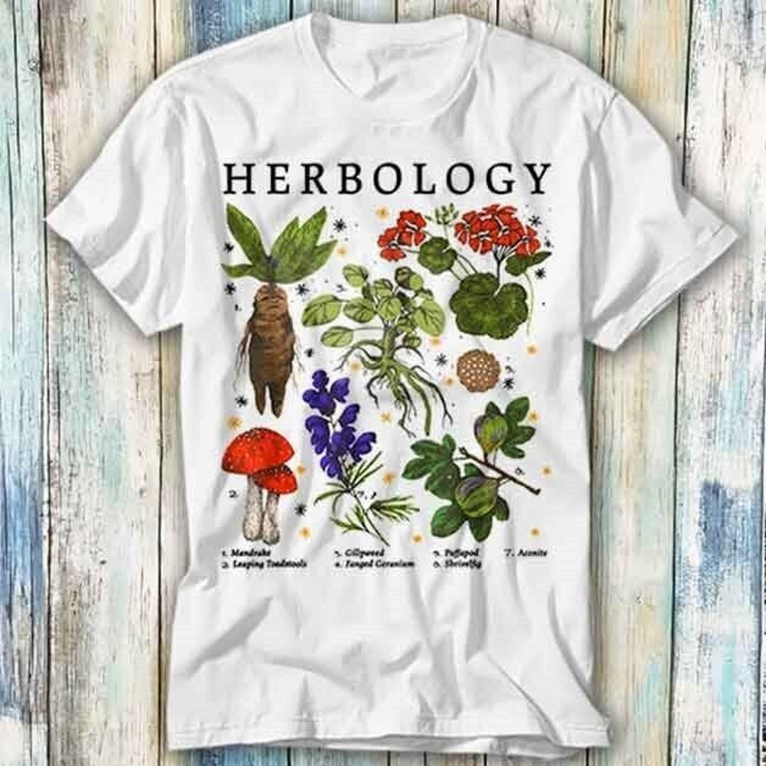 Herbology Plants Botanic Garden Magic Wizard T Shirt Meme Gift Funny ...