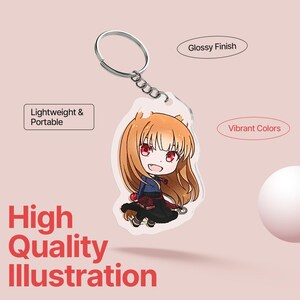 Kurumi High Quality Anime Acrylic Charm Keychain - Etsy