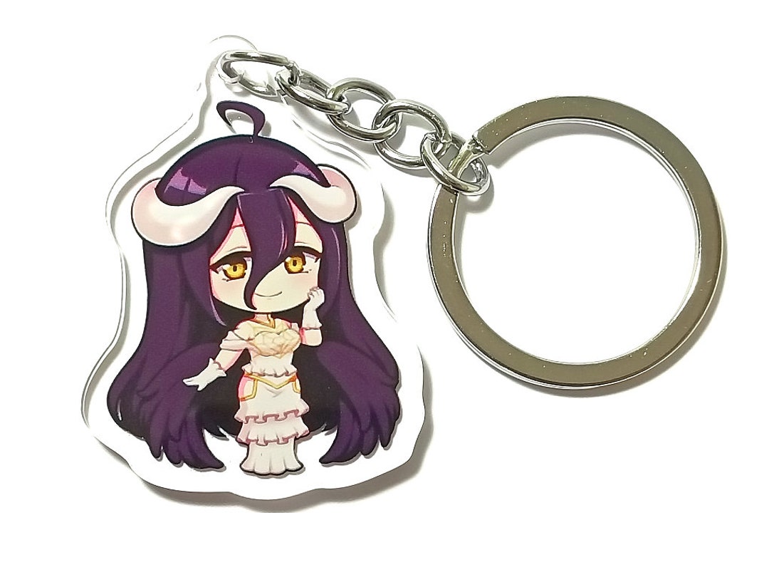 Albedo High Quality Anime Acrylic Charm Keychain - Etsy