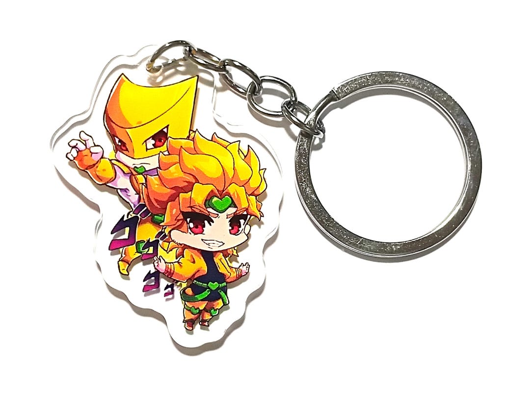 Dio High Quality Anime Acrylic Keychain - Etsy