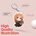 Oreki and Chitanda High Quality Anime Acrylic Charm Keychain - Etsy