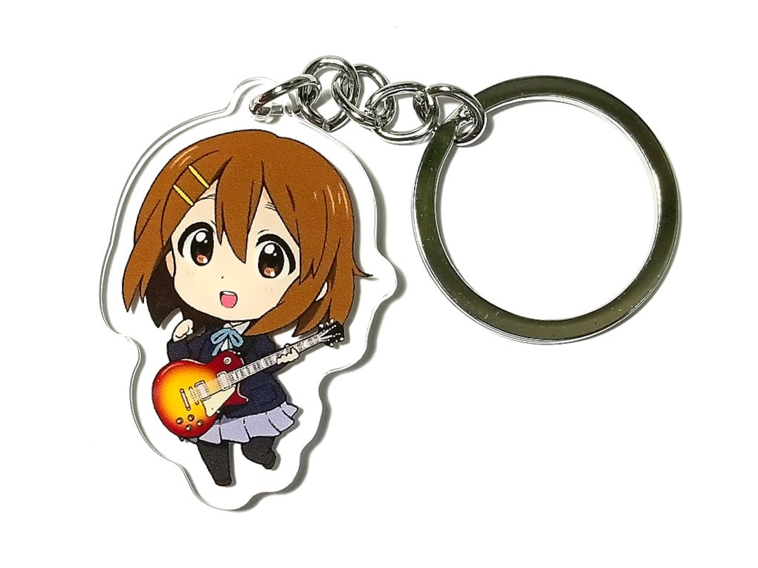 Yui High Quality Anime Acrylic Charm Keychain - Etsy
