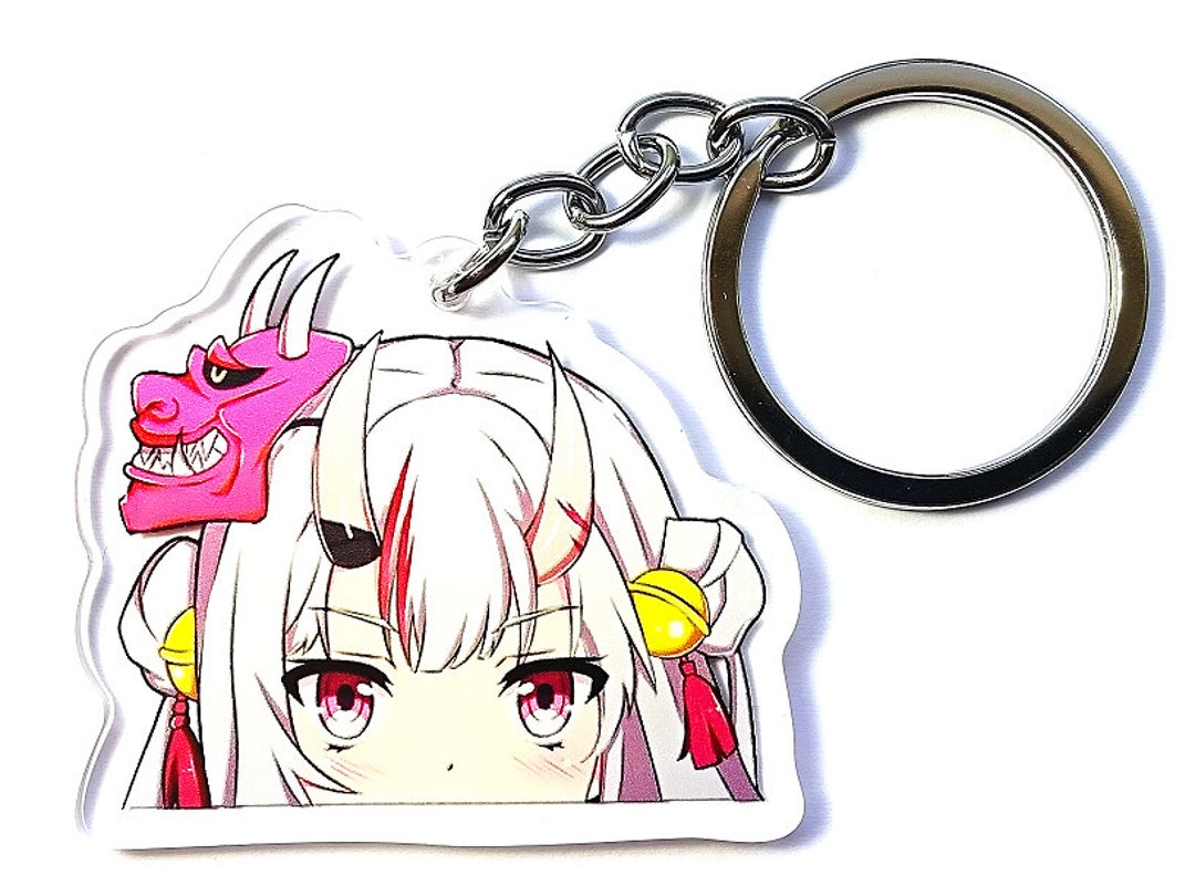 Nakiri Ayame (peeker) High Quality Anime Acrylic Charm Keychain - Etsy