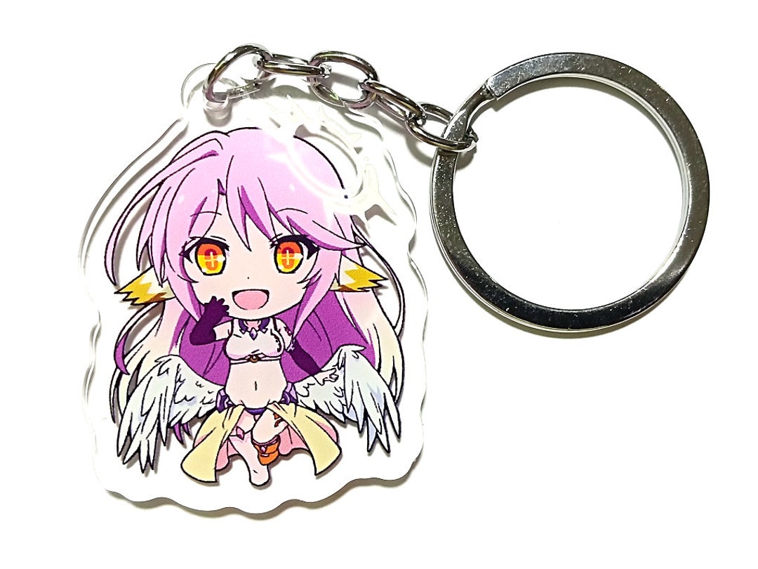 Jibril High Quality Anime Acrylic Keychain - Etsy