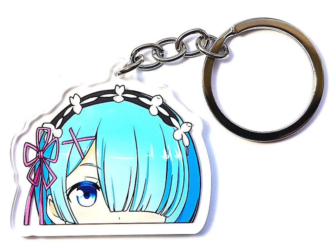 Rem (peeker) High Quality Anime Acrylic Charm Keychain - Etsy