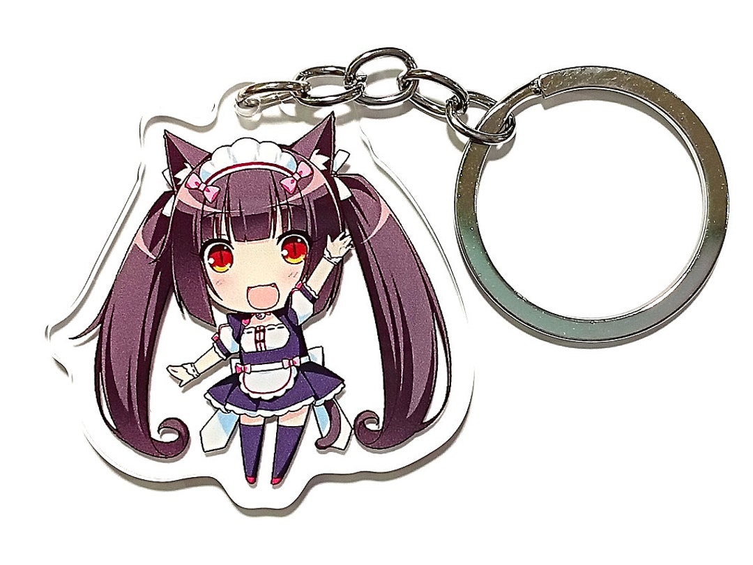 Chocola High Quality Anime Acrylic Keychain Charm - Etsy