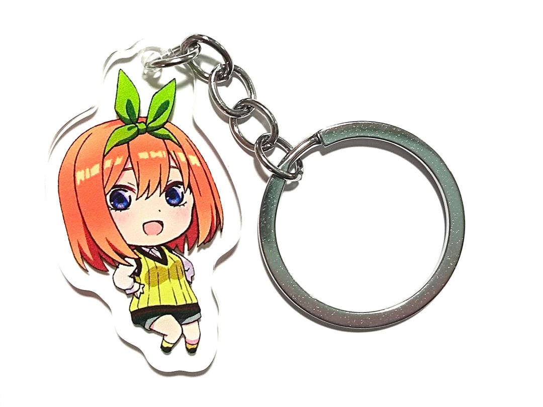 Yotsuba High Quality Anime Acrylic Charm Keychain - Etsy