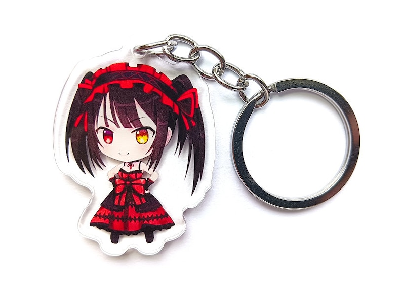 Kurumi High Quality Anime Acrylic Charm Keychain - Etsy