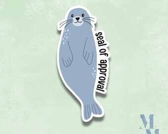 Seal of Approval Vinyl Sticker - Etsy