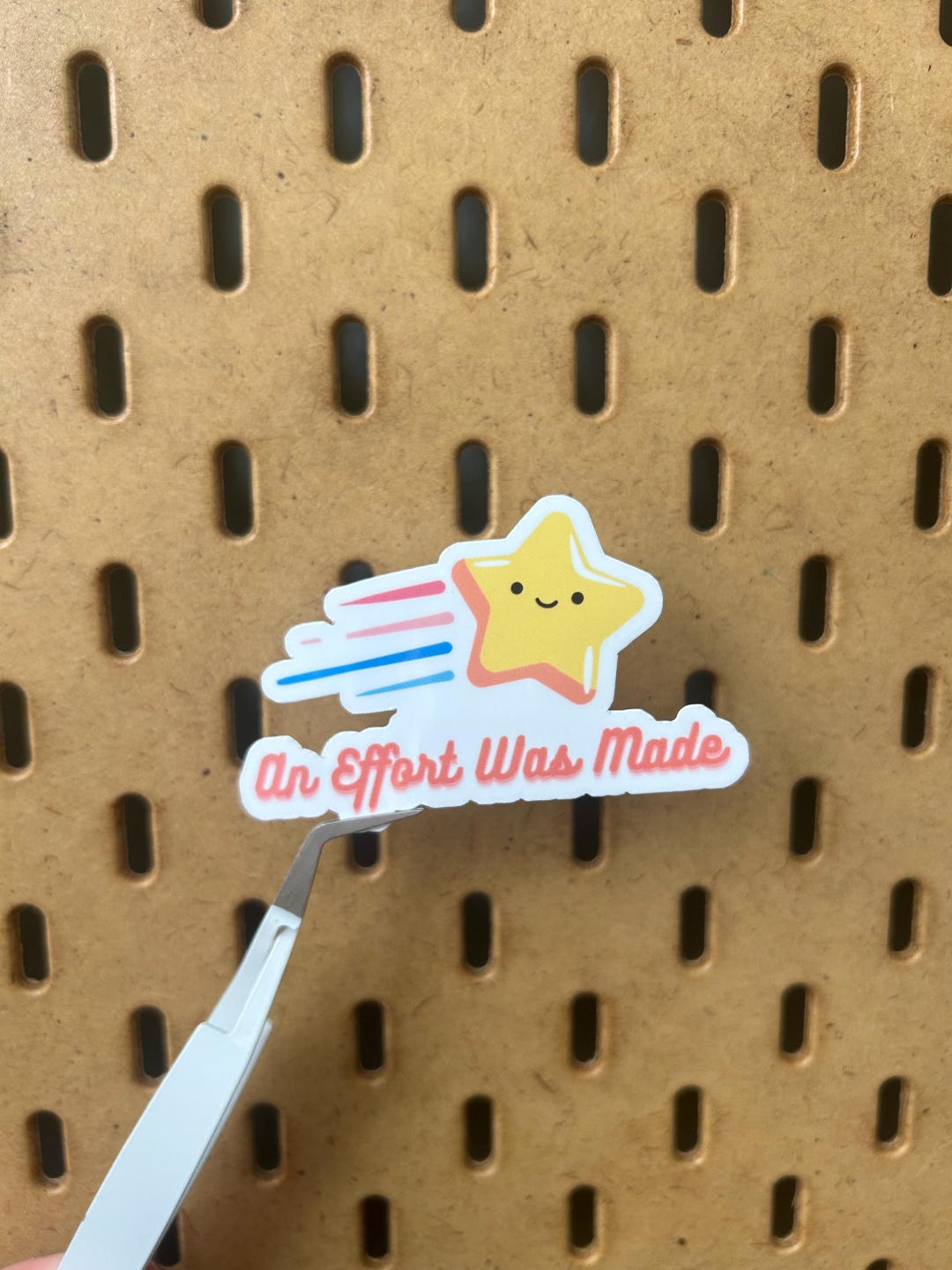 An Effort Was Made Vinyl Sticker | Waterproof, Motivational - Etsy
