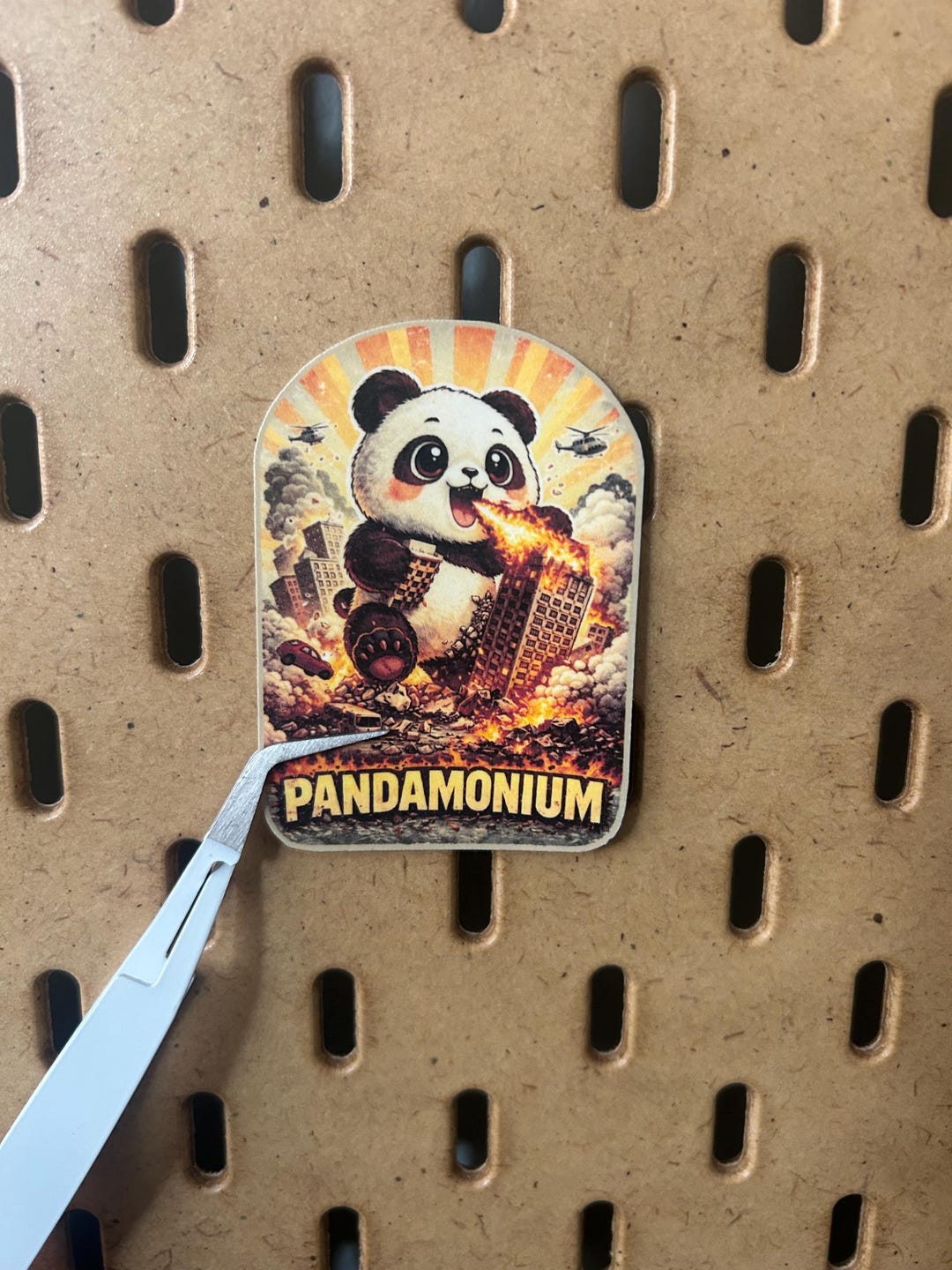 Pandamonium Vinyl Sticker | Cute Panda - Etsy