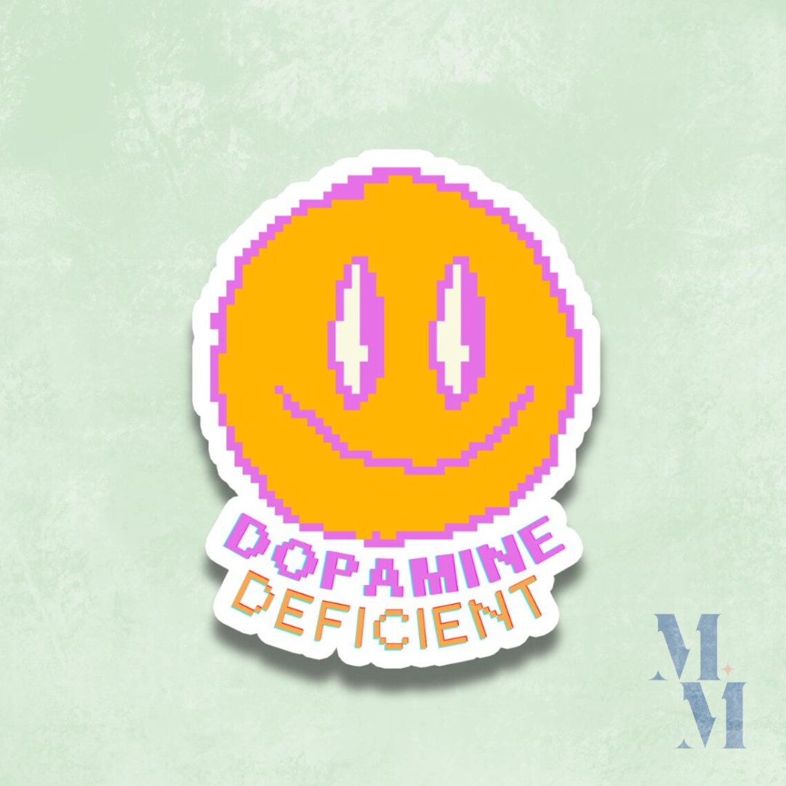 Dopamine Deficient Vinyl Sticker: Waterproof Motivational Sticker - Etsy