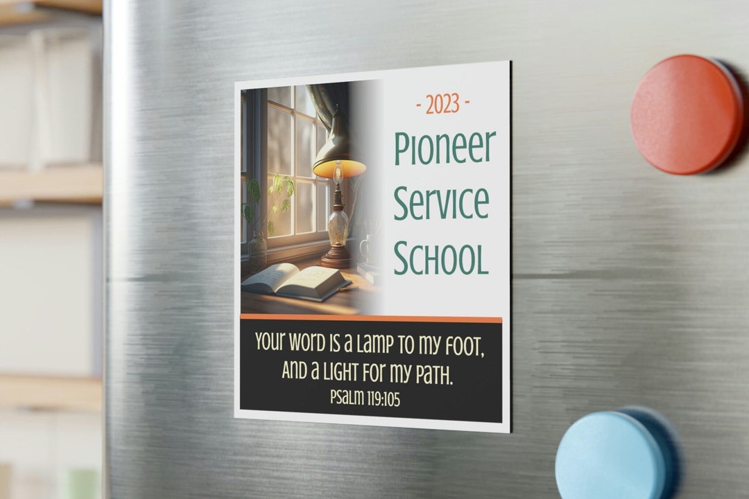 JW Pioneer Service School PSS Square Magnet - Etsy