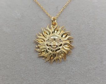 Sun Necklace/ Wire Wrapped Sun - Etsy