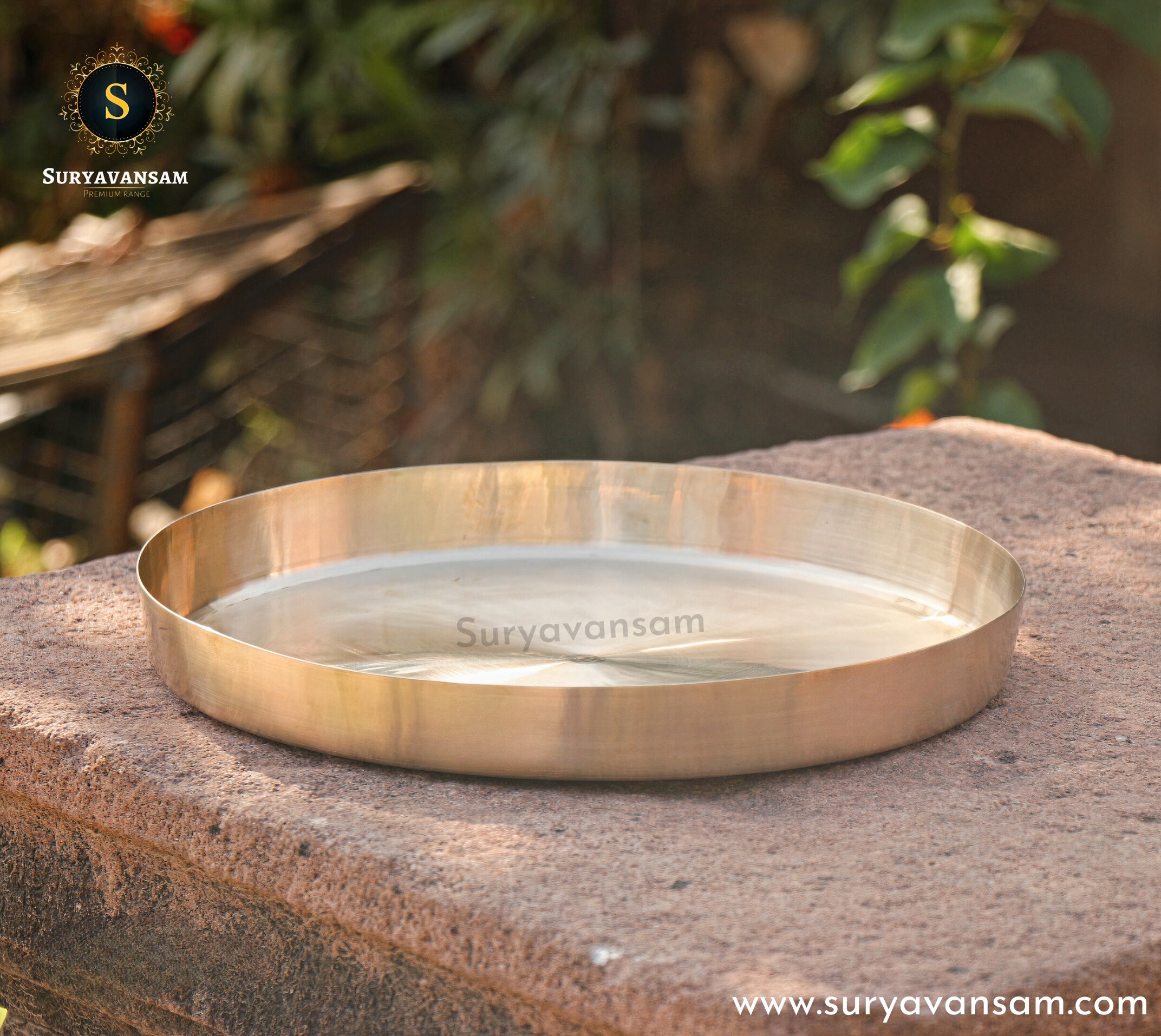 Exquisite Handcrafted Bronze Dinner Plate: Elegant Tableware for a ...