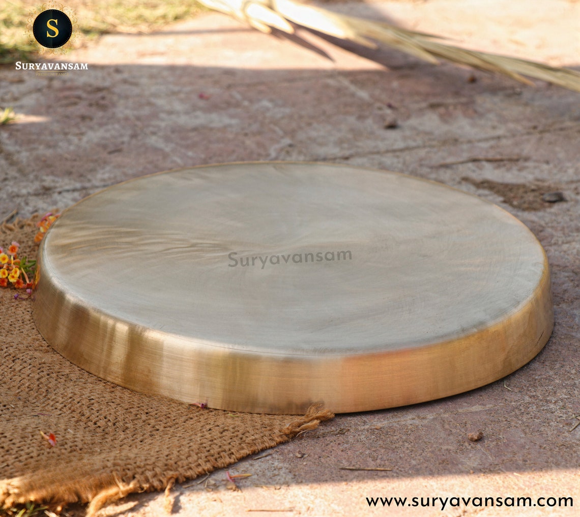 Exquisite Handcrafted Bronze Dinner Plate: Elegant Tableware for a ...