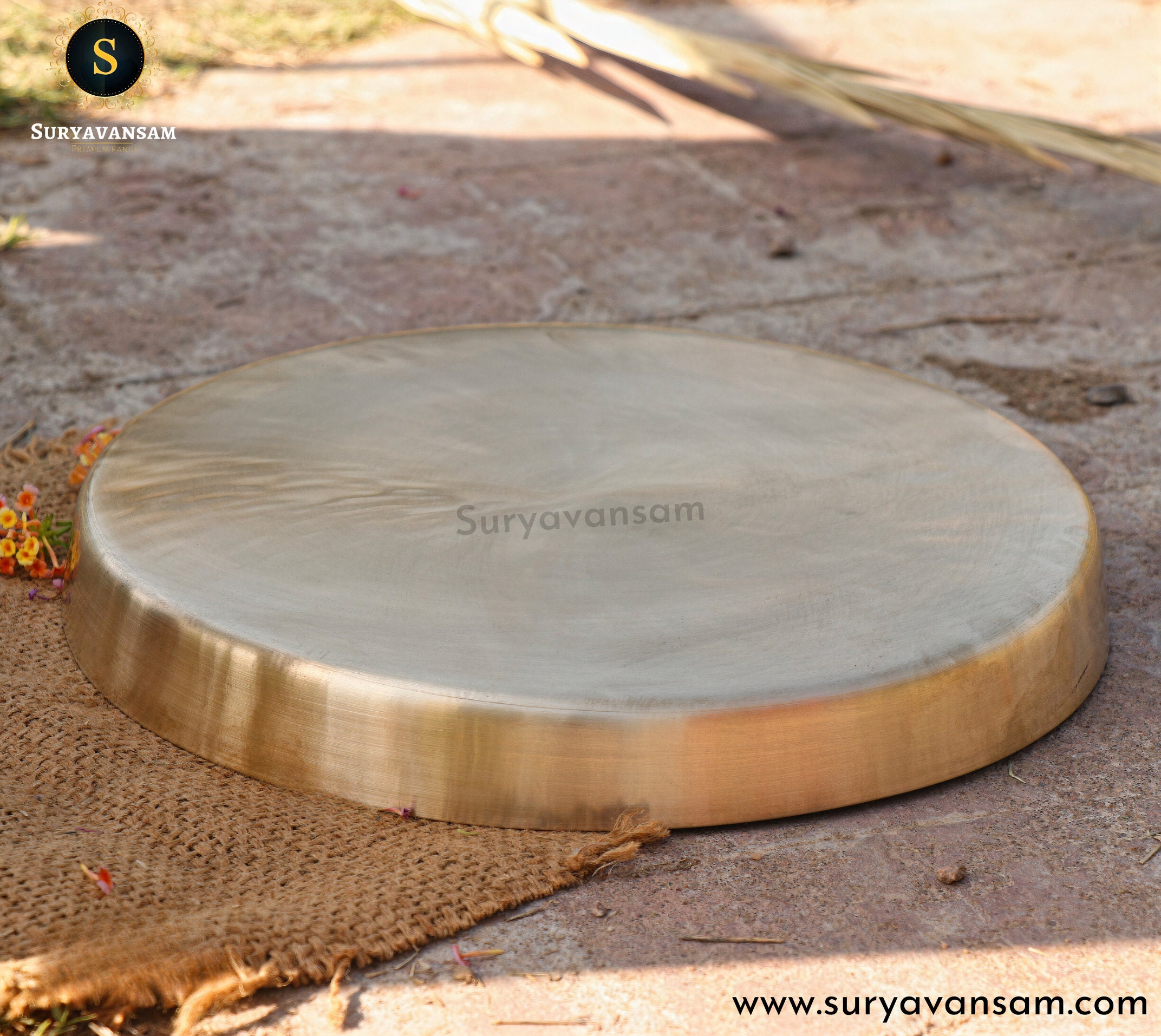 Exquisite Handcrafted Bronze Dinner Plate: Elegant Tableware for a ...