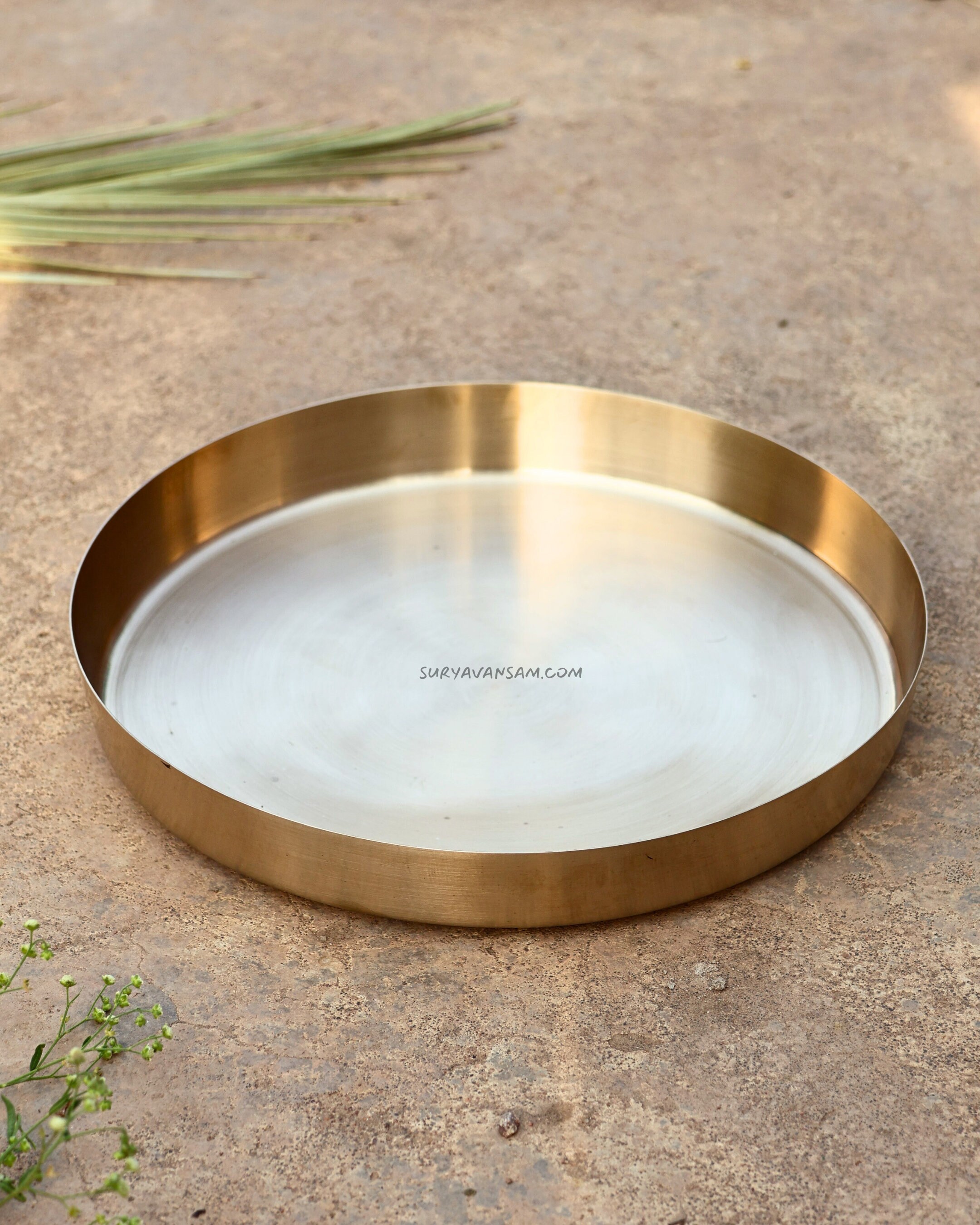 Pure Kansa Thali Set of 6 Pcs Fully Pure Kansa Dinner Set Perfect for ...