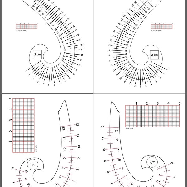 French Curve Rulers - Etsy