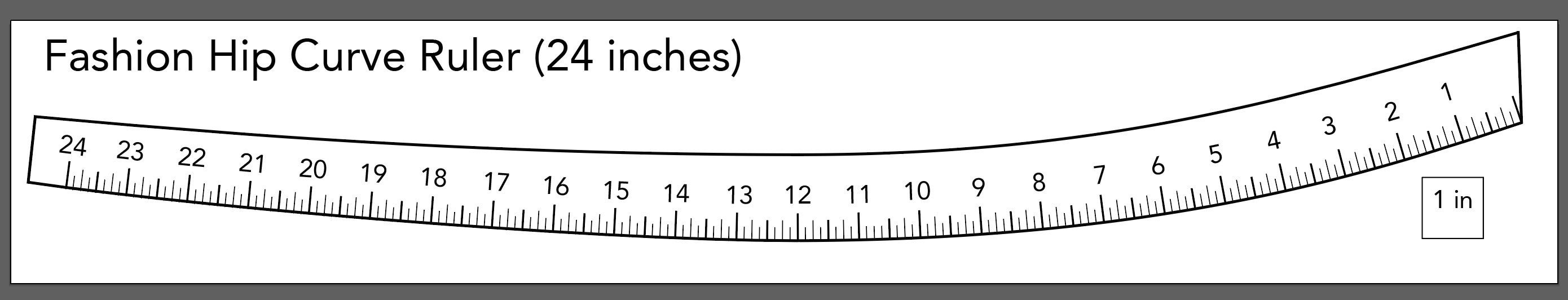 Digital Hip Curve Ruler - Etsy