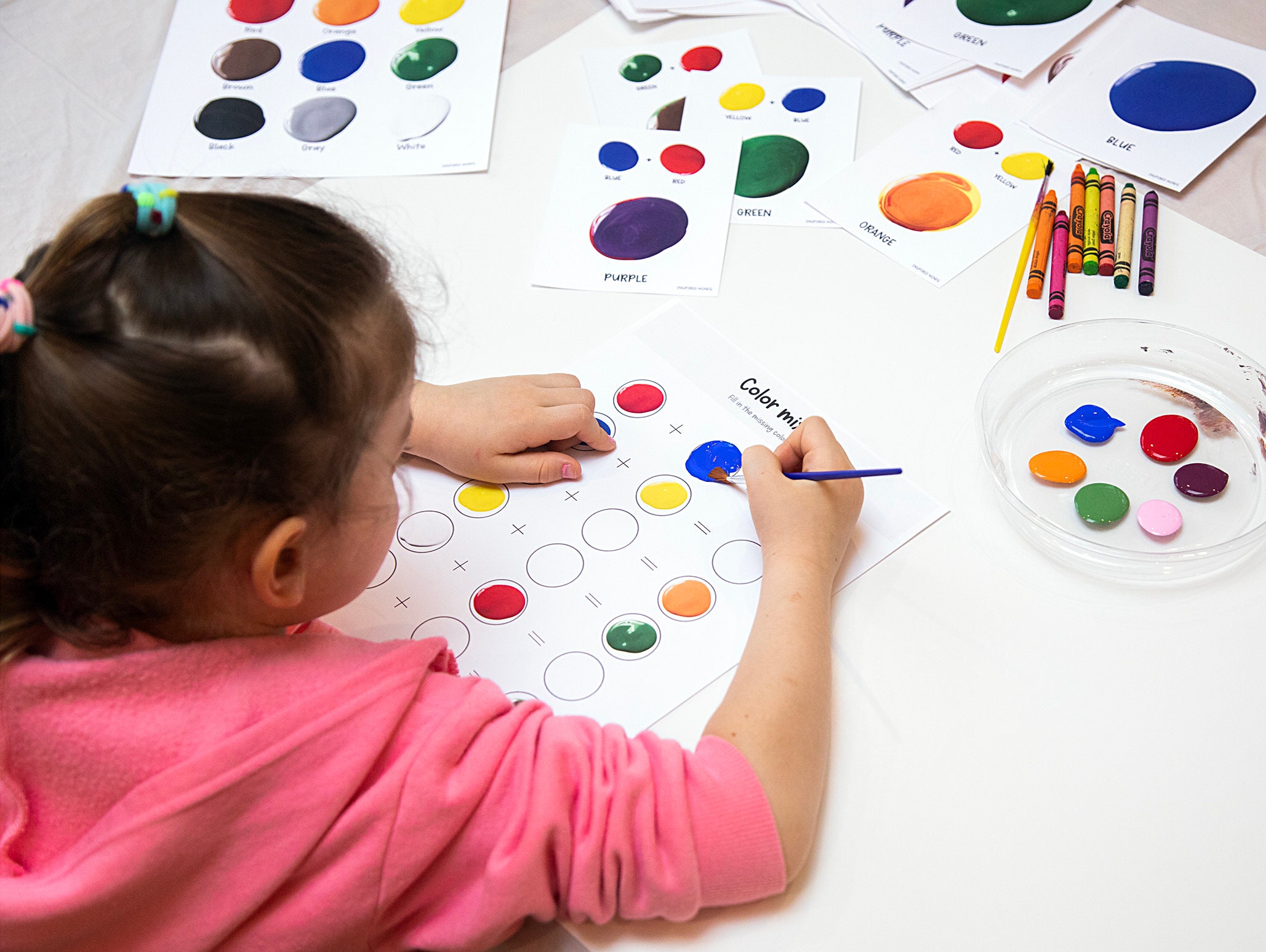 Color Theory for Kids, Montessori Homeschool, Colors Wall Art ...