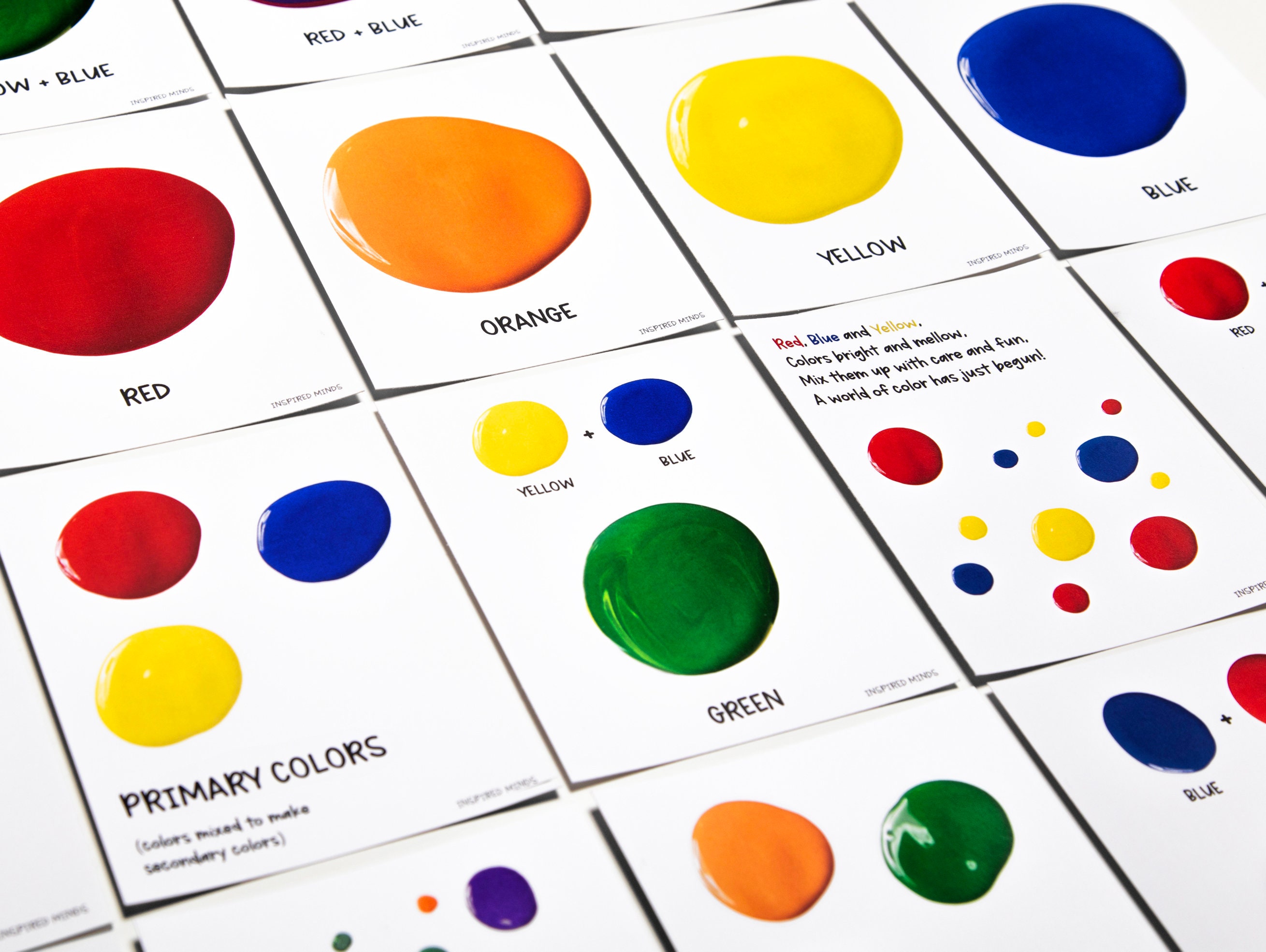 Color Theory for Kids, Montessori Homeschool, Colors Wall Art ...