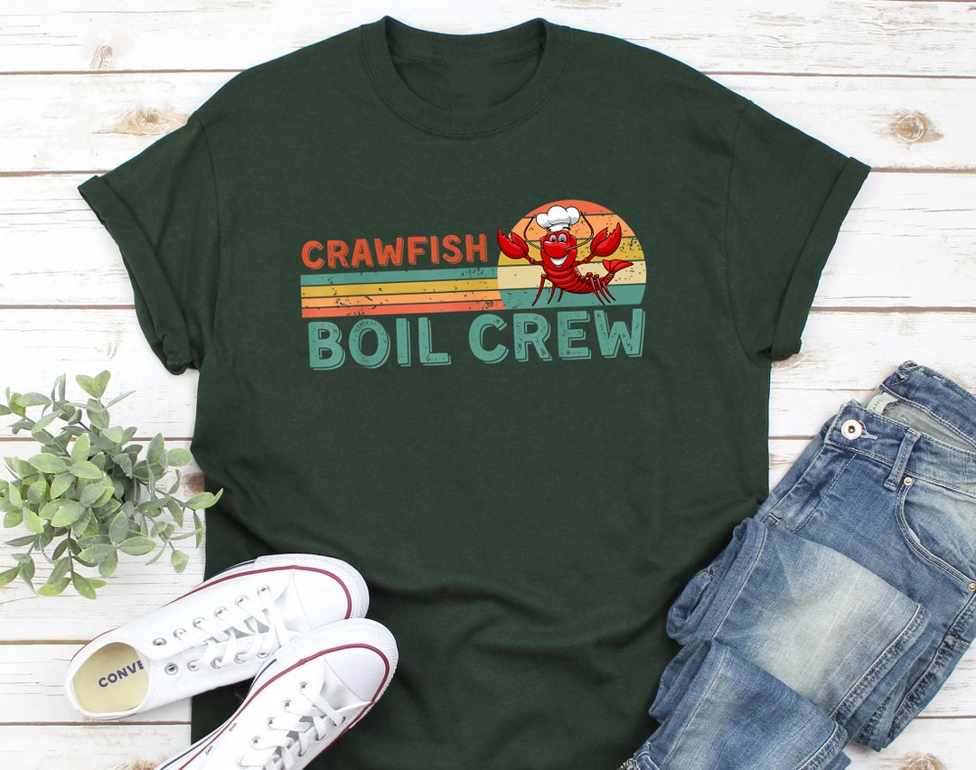 Retro Crawfish Boil Crew Gift Crayfish Crawdad Mudbug Lover - Etsy