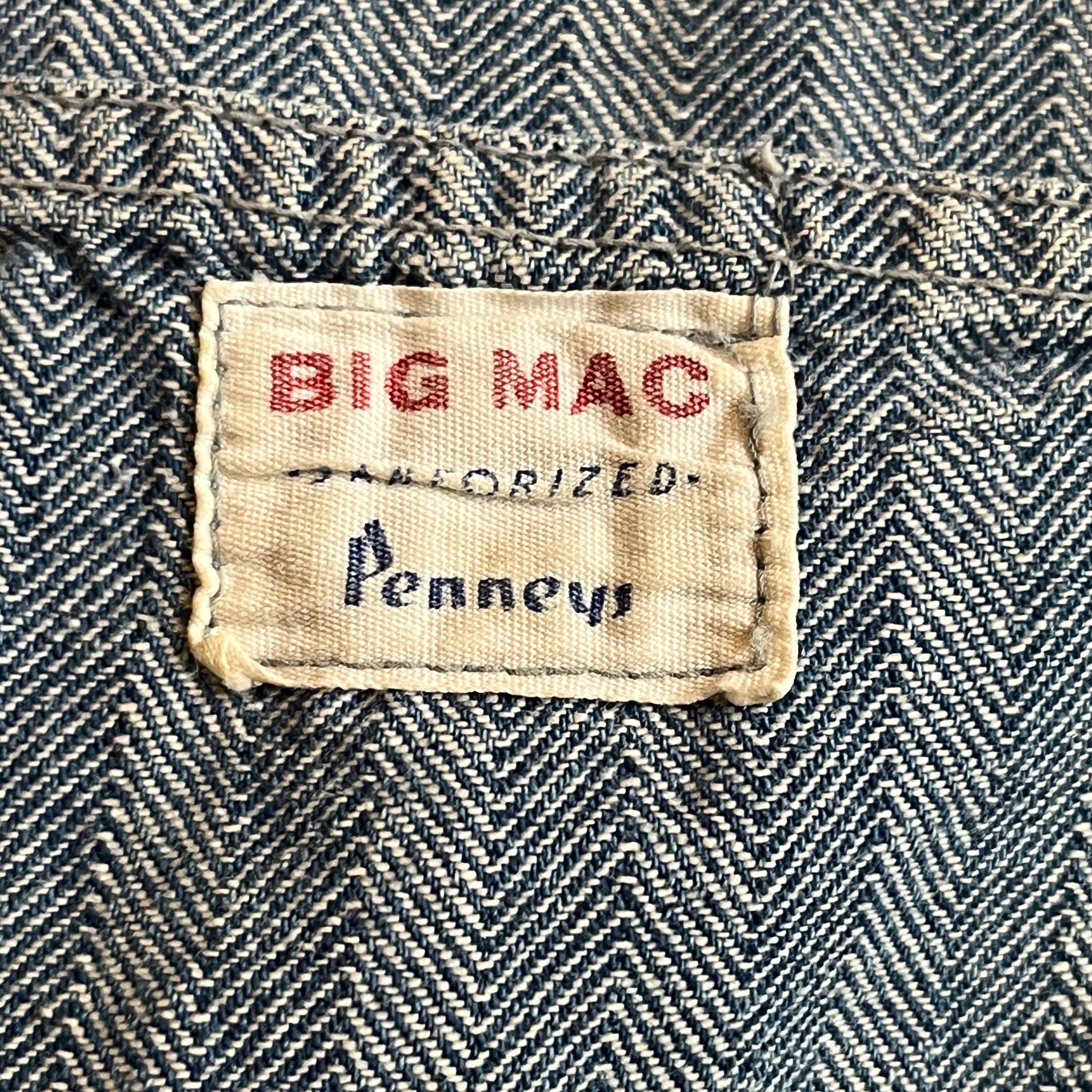 44 Short 1950s Big Mac by Pennys HBT Coveralls Workwear True Vintage - Etsy