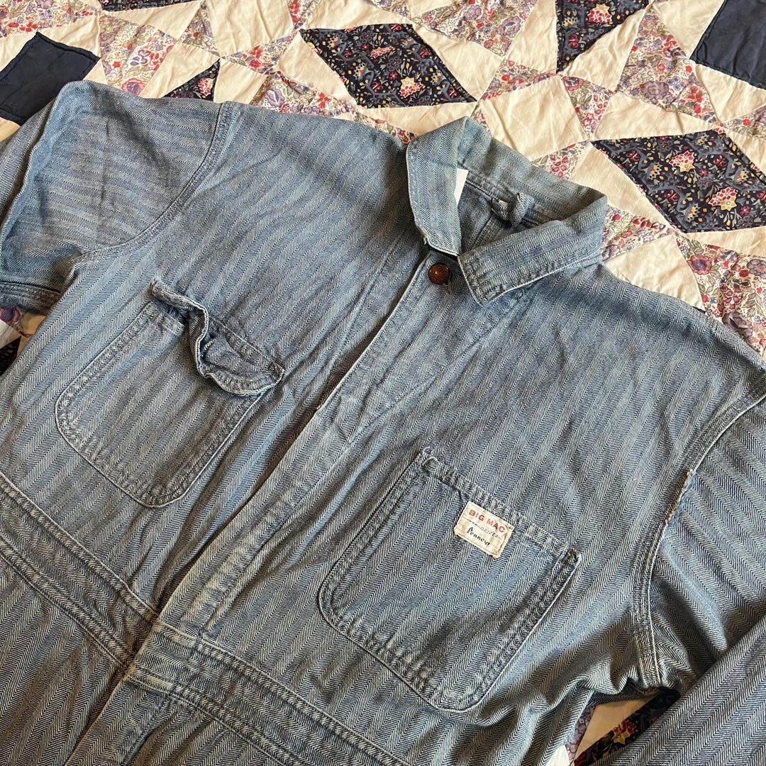 44 Short 1950s Big Mac by Pennys HBT Coveralls Workwear True Vintage - Etsy