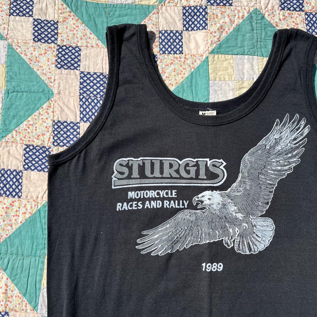 Medium 80s Sturgis Motorcycle Rally Tank Top - Etsy
