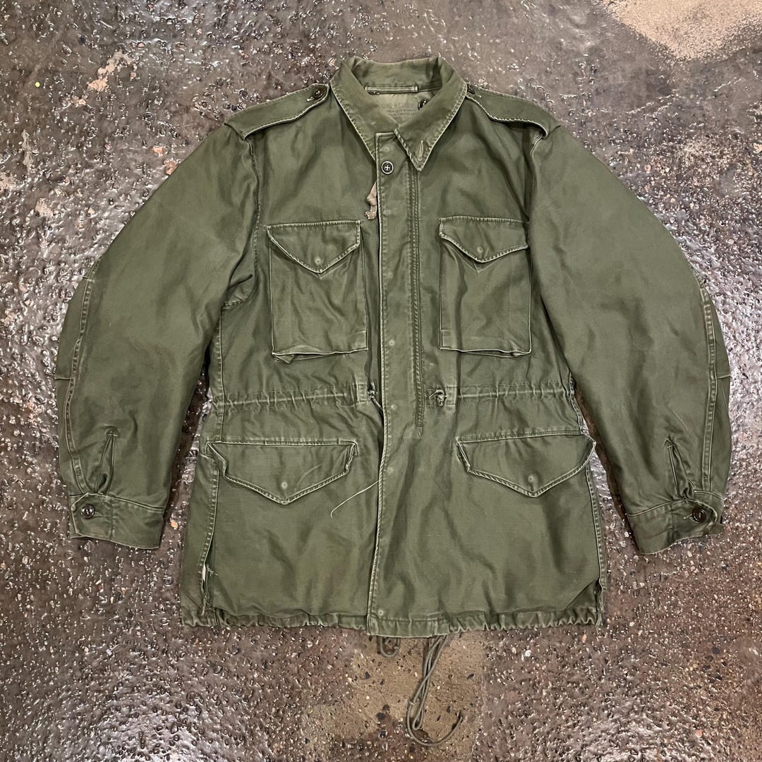 Medium 50s M-51 Army Field Jacket With Cold Weather Liner True Vintage Military Coat - Etsy