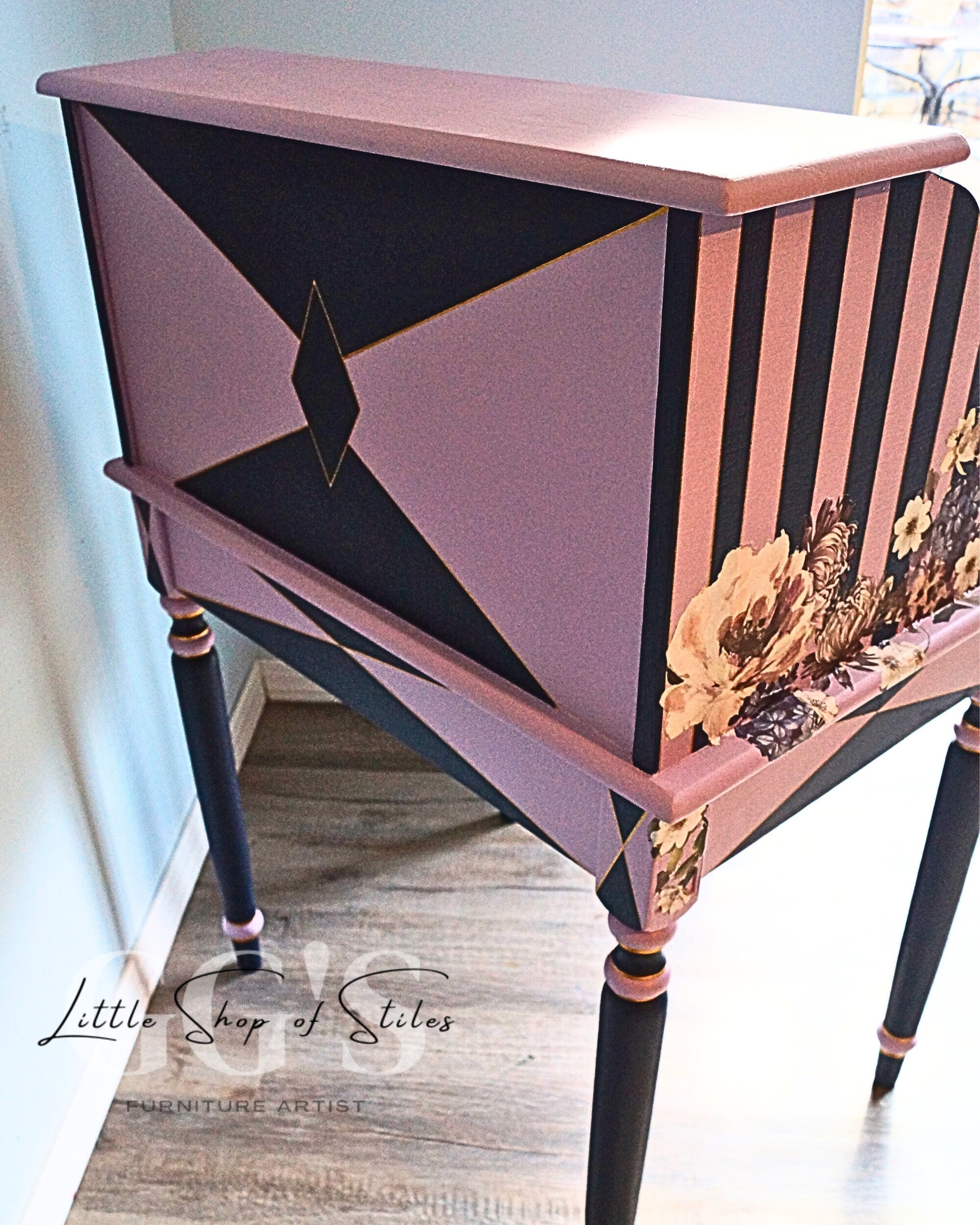 Hand Painted Desk-sold - Etsy