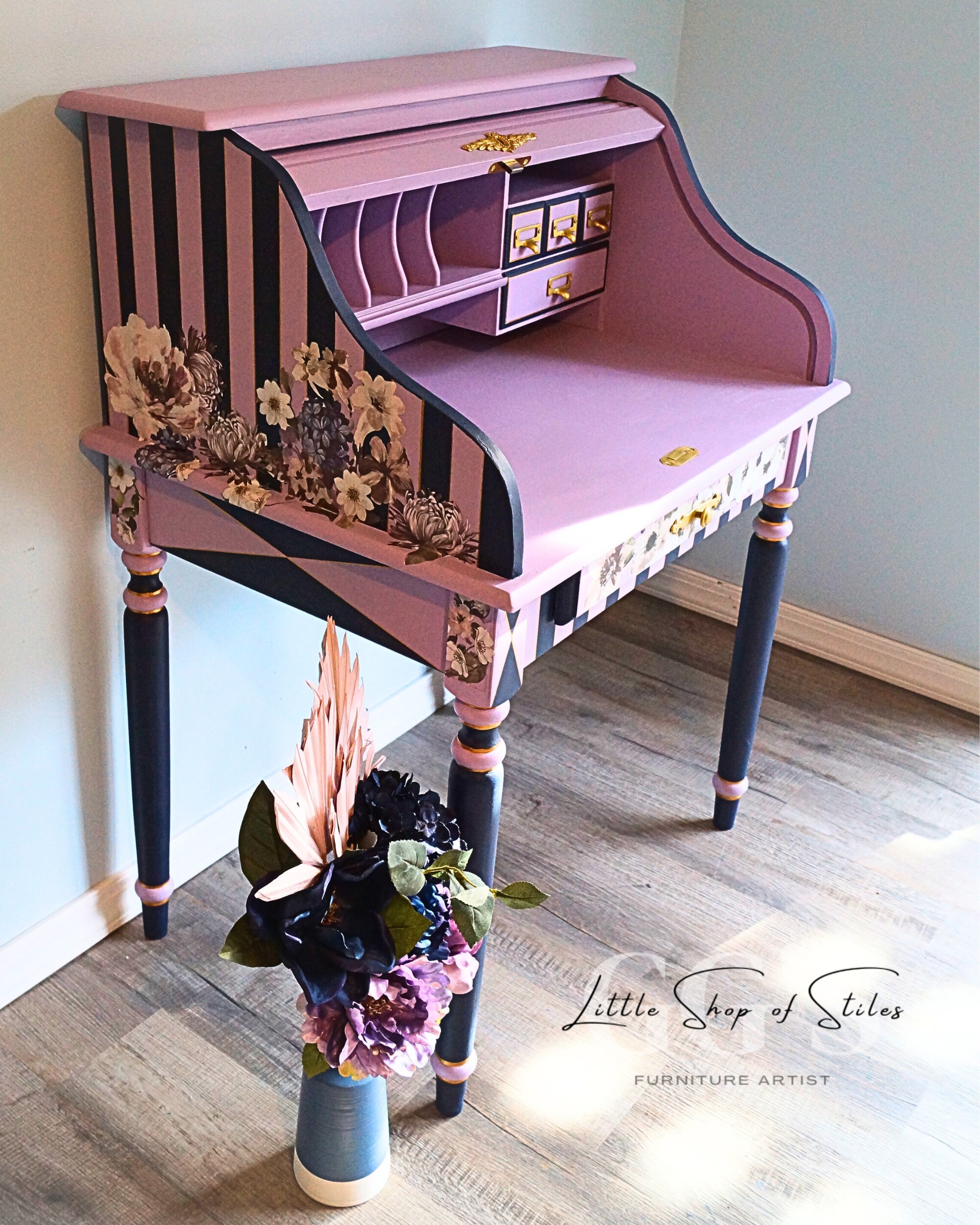Hand Painted Desk-sold - Etsy