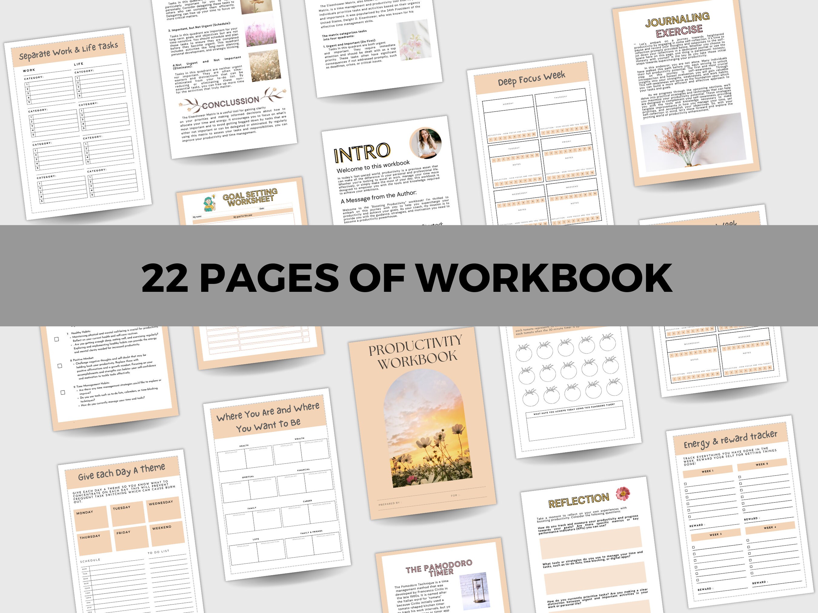 Productivity Unleashed: Your Roadmap to Success Workbook|productivity ...