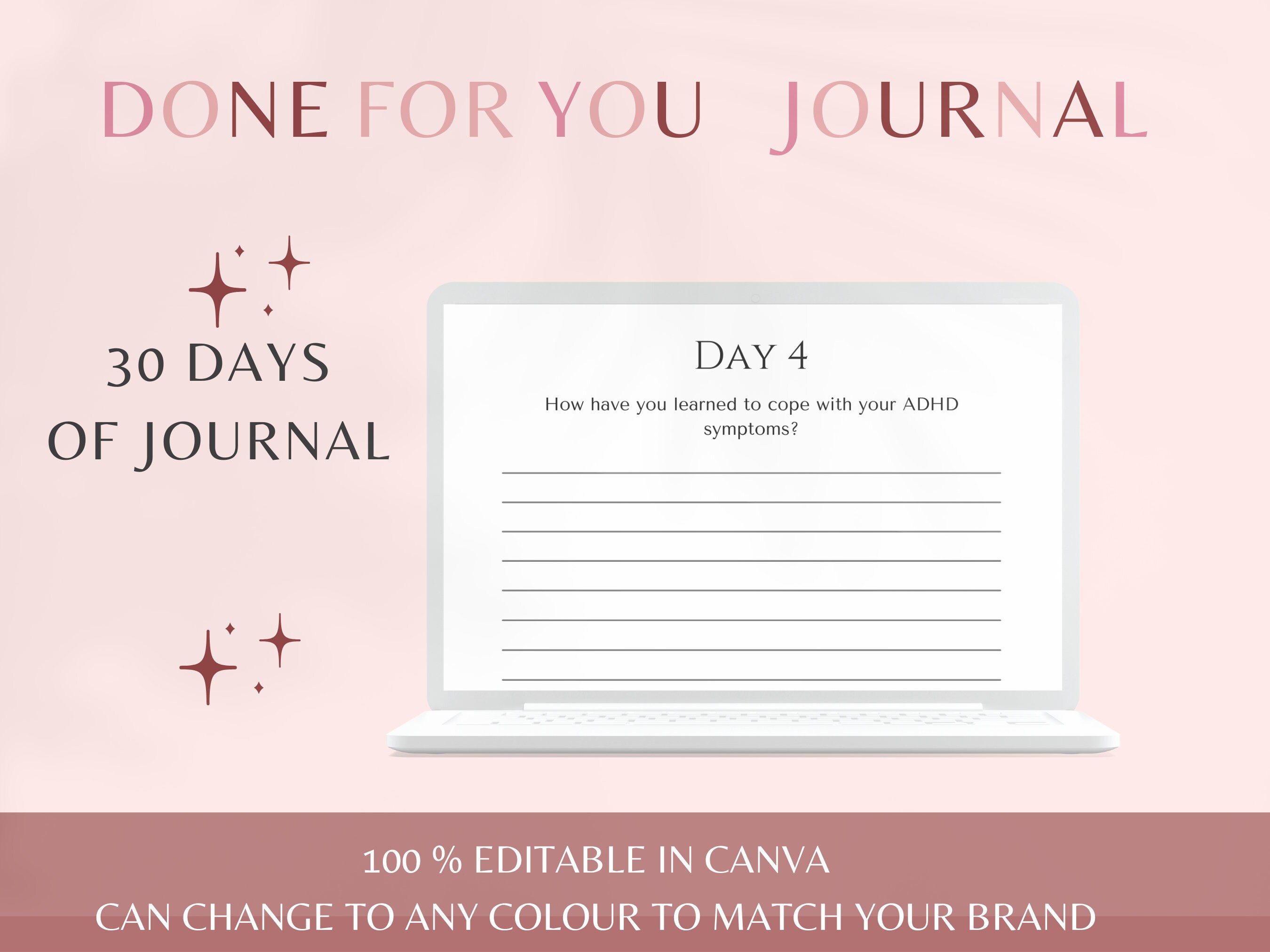 ADHD Journal, Coaching Journal Printable, Journal Prompts, Coaching ...