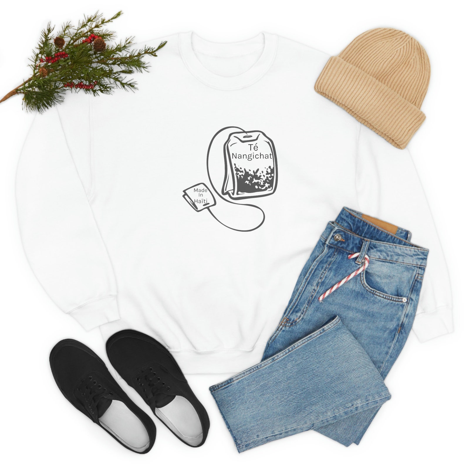 Haitian Tea Sweatshirt, Haitian Nangichat Tea, Haitian Clothing, Haiti ...