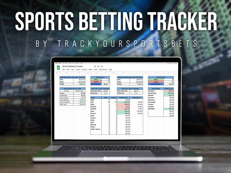 Sports Betting Spreadsheet Simple & Safe Way to Track Your - Etsy