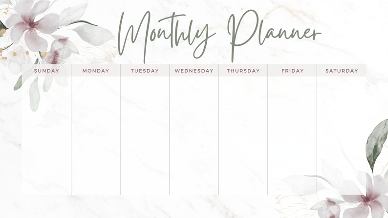 2023 Calendar Desk Bundle | Printable Editable Calendar | Monthly ...