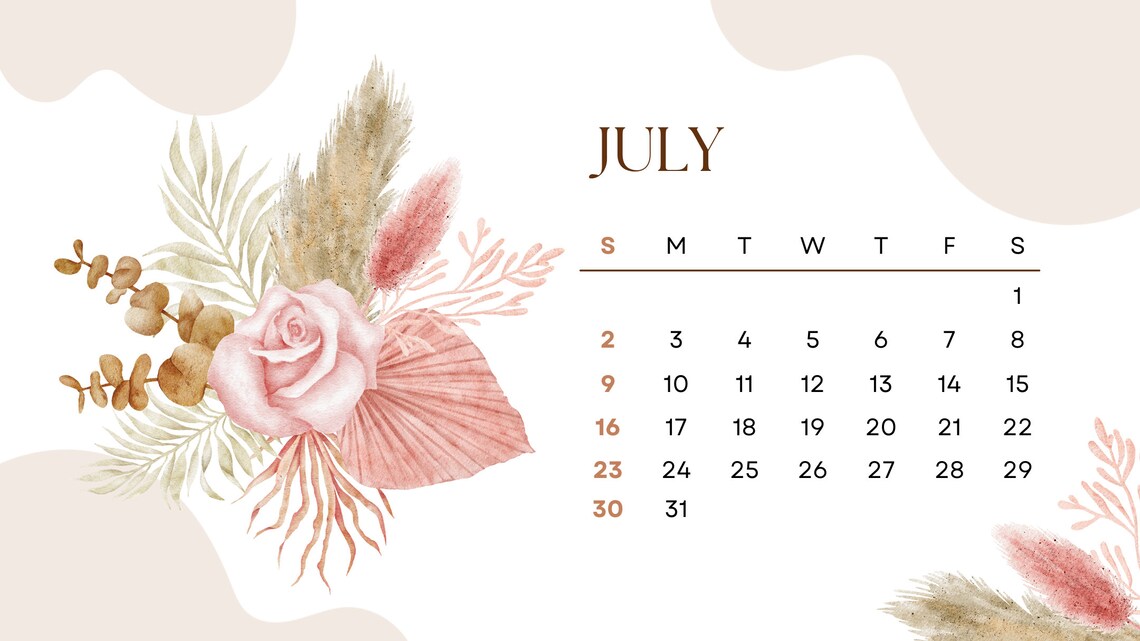 2023 Calendar Desk Bundle | Printable Editable Calendar | Monthly ...