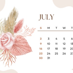 2023 Calendar Desk Bundle | Printable Editable Calendar | Monthly ...